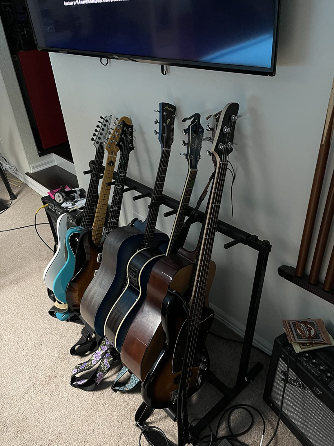 6 Best Adjustable Guitar Stands Under 50 With Buying Guide - True Music ...